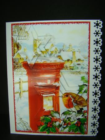Cute Robin with Village in Snow Star Pyramids - CUP564981_415 ...