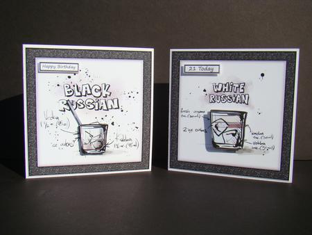 Cocktail Recipe-black & White Russian - CUP571061_1443 | Craftsuprint