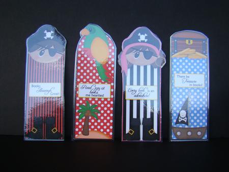 Chunky Pirate Bookmarks - CUP612291_796 | Craftsuprint
