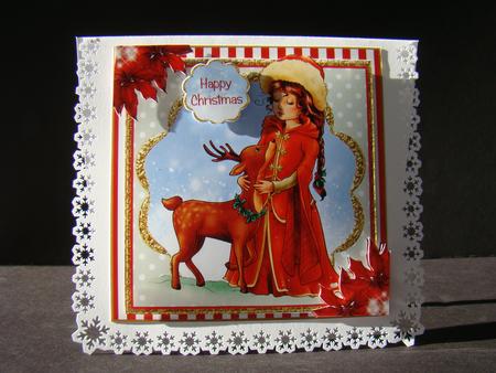 The Beautiful Deer Card Front Kit - CUP649690_1483 | Craftsuprint