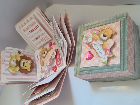 Baby Girl Exploding Box Kit Large - CUP730836_376 | Craftsuprint