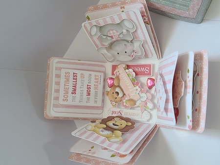 Baby Girl Exploding Box Kit Large - CUP730836_376 | Craftsuprint