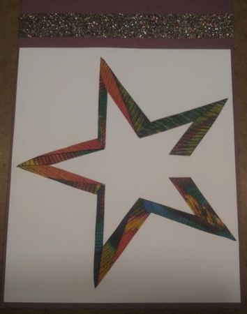 Iris Folding Floating Star 2 Pattern - CUP414971_1914 | Craftsuprint