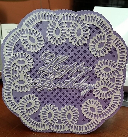 Lace Edge Card #04 - CUP732416_2228 | Craftsuprint