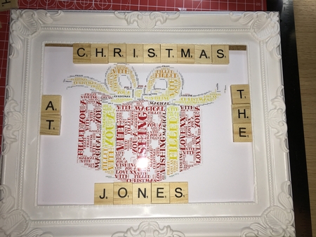 Christmas Present Word Art - CUP734441_2229 | Craftsuprint