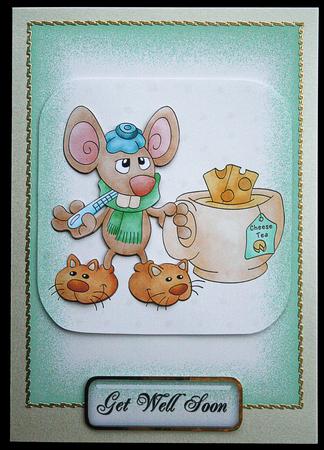 Mouse Get Well Soon - CUP164604_452 | Craftsuprint