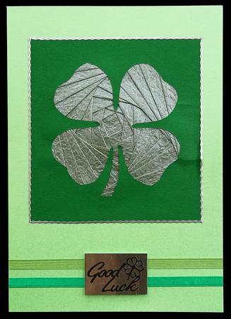 Four-leaf Clover Iris Folding Pattern - CUP51746_601 | Craftsuprint