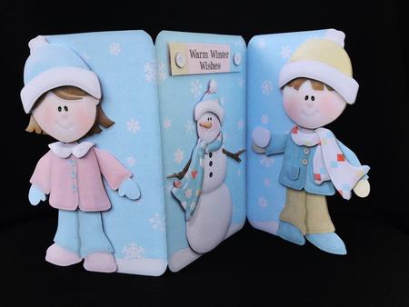 Snow Much Fun Shaped Tri Fold Card Kit - CUP568577_2111 | Craftsuprint