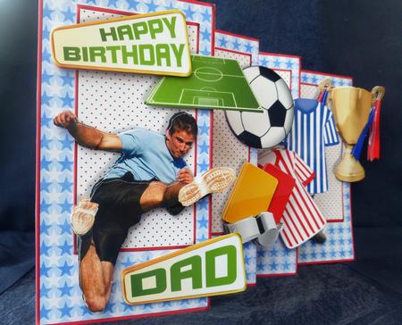 4-fold Card Kit - Fantastic Football Soccer - CUP286146_203 | Craftsuprint