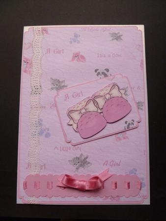 Baby Girl Backing Paper - CUP387979_470 | Craftsuprint