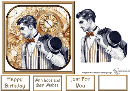 8 DIFFERENT CLASSY MALE - CUP1313364_2246 | Craftsuprint