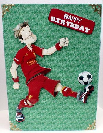Football Dude from Liverpool Decoupage Sheet - CUP439608_437 | Craftsuprint
