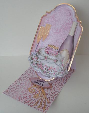 Gradient Lace Christmas Backing Paper #9 - CUP265669_905 | Craftsuprint