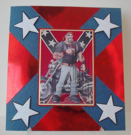 Angel of Hell Confederate Flag Dude Pyramid - CUP380405_437 | Craftsuprint