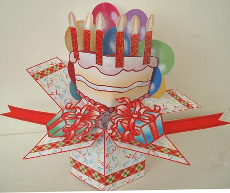 3D Pop-up Box- Birthday Balloons - CUP575618_173 | Craftsuprint