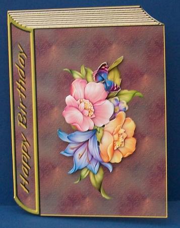 Birthday Floral Book (2) - CUP271623_174 | Craftsuprint
