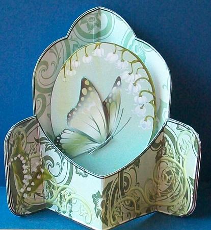 Lily of the Valley Push Pull Card - CUP342549_361 | Craftsuprint