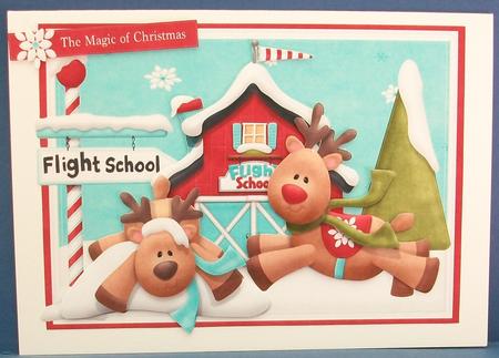 Reindeer Flight School - CUP371312_1398 | Craftsuprint
