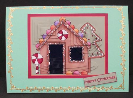 Gingerbread House Multi Pyramid - Photo by Cheryl French