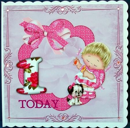 One Today for a Girl - CUP514421_1716 | Craftsuprint