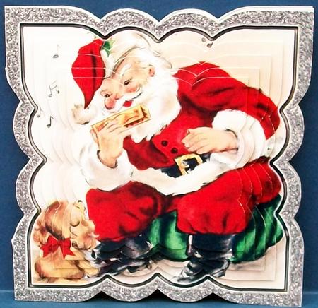 Santa Playing the Harmonica - CUP563120_2100 | Craftsuprint