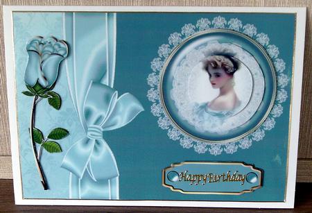 Elegant Lady Card Front (4) - CUP621434_174 | Craftsuprint