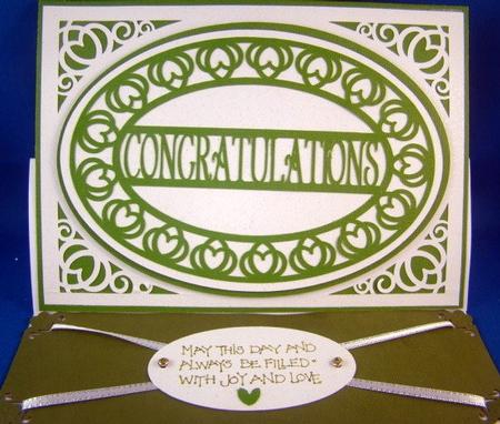 Congratulations Flourish Oval Card - Photo by Chris Williams