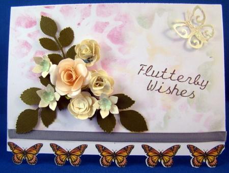 Butterfly Horizontal Edge Card 1 - CUP703639_198 | Craftsuprint
