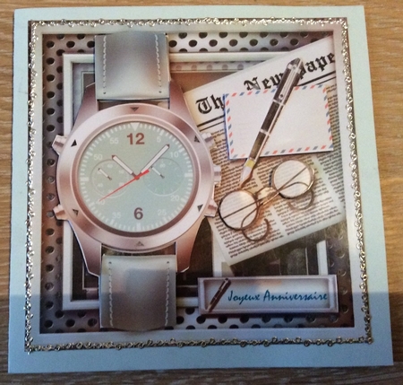 Male Watch Card Mini Kit - CUP669714_1641 | Craftsuprint