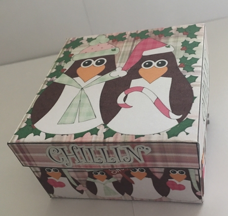 3 Inch Gift Box - Christmas Penguin 1 - CUP479448_66 | Craftsuprint