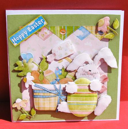 Easter Bunny Card Front & Decoupage Hoppy Easter - CUP60375_68 ...