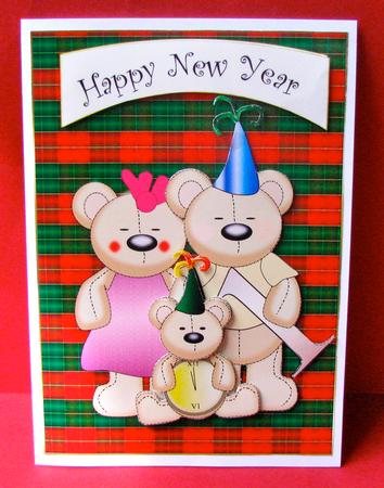 Beary Happy New Year - CUP150049_107 | Craftsuprint