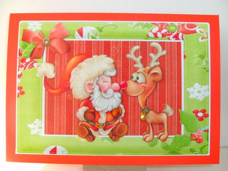 Gorgeous Santa & Rudolph - CUP370760_983 | Craftsuprint