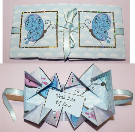 Rotating Butterflies Exploding Card - CUP161680_66 | Craftsuprint