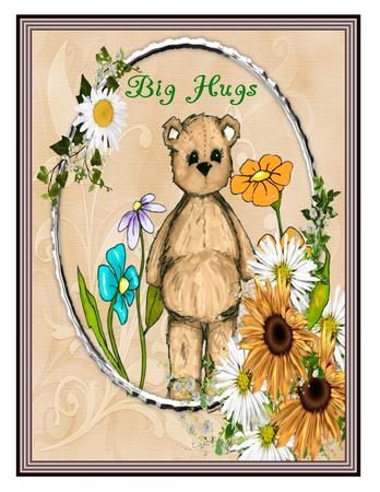 Thread Bear & Book - CUP314460_1066 | Craftsuprint