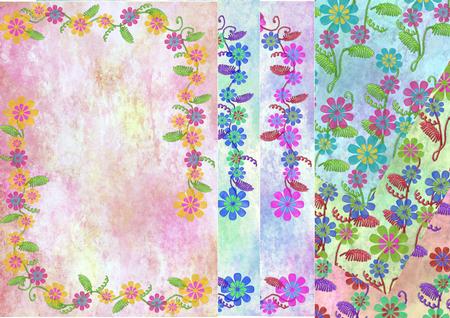 Embroidered Effect Appliqued Flowers Commercial Use - CUP316441_927 ...