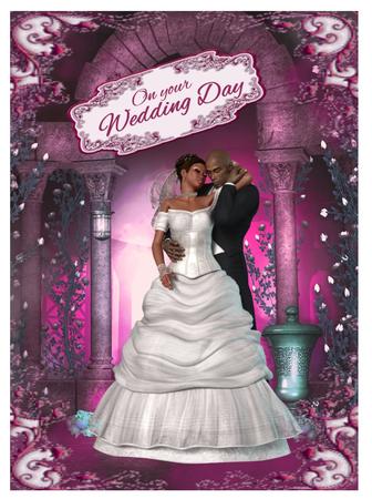 6 Ethnic Bride & Groom Poser Tubes - CUP413105_376 | Craftsuprint