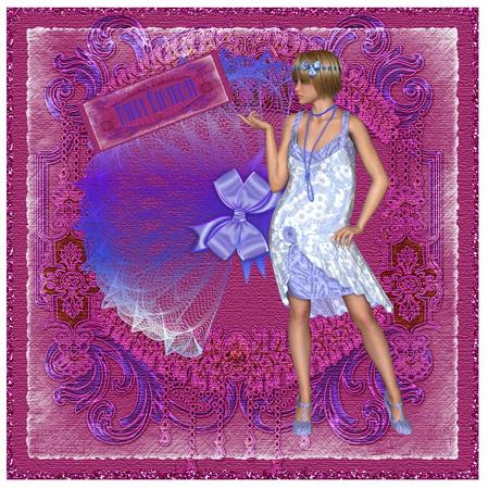 6 Charlston Vintage Flapper Dancer Poser Tubes - CUP441158_376 ...