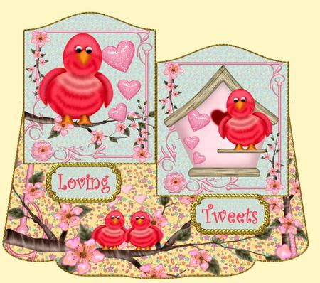 My Tweet Valentine - CUP494658_1294 | Craftsuprint