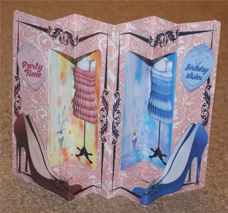 T040 Double Window Card Template *PDF* - CUP515910_1415 | Craftsuprint