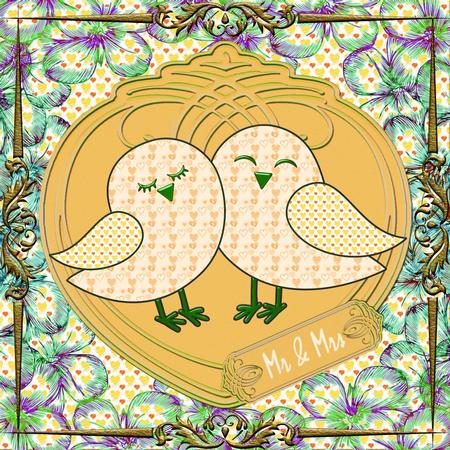 Love Birds Digital Stamps - CUP517077_1025 | Craftsuprint