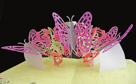 Butterfly Pop Up Card - CUP885891_2228 | Craftsuprint