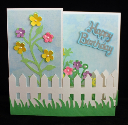 Garden Z Fold Pop Up Card - CUP915320_40382 | Craftsuprint