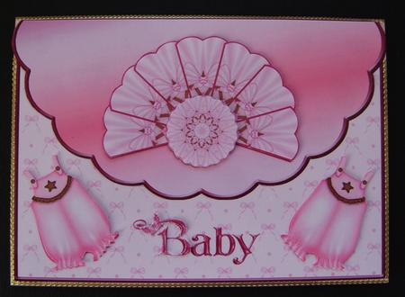 Scalloped Edged Envelope Style Card for Baby Girl - CUP172937_16 ...