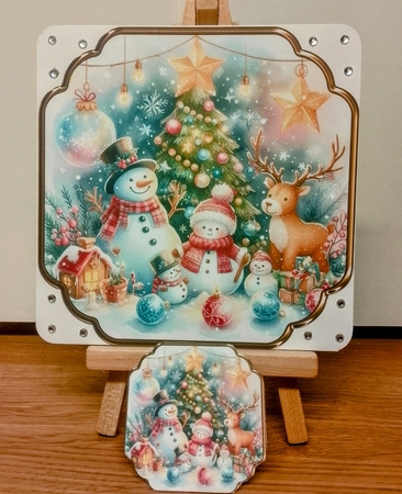 8 DIFFERENT CUTE CHRISTMAS BACKGROUNDS - Photo by Colette Morris