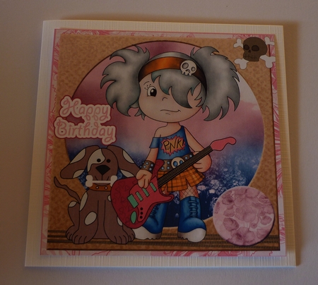 Mini Kit- Little Miss Punk- Oh So Cute #5 - CUP619065_986 | Craftsuprint