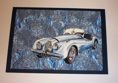 Vintage Map backing paper - blue - CUP759578_1834 | Craftsuprint