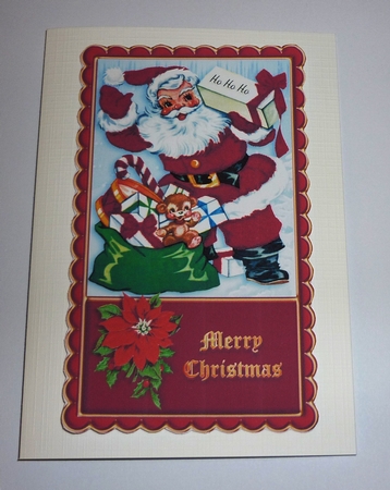 Santa Claus 4x7 Card Front Topper 3 - CUP803130_1784 | Craftsuprint