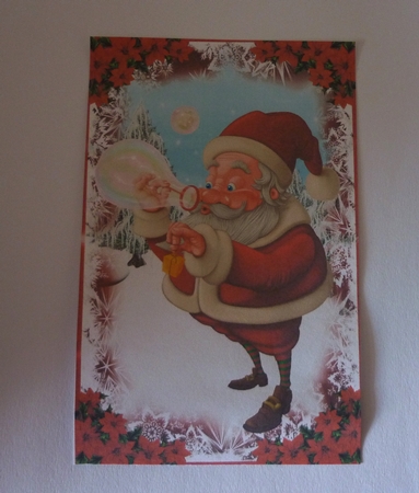 Santa Blowing Bubbles - CUP885365_9035 | Craftsuprint