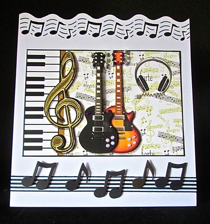 Male card Life is Music - CUP770555_936 | Craftsuprint